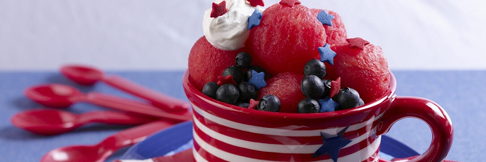 Red White And Blue Watermelon Sundaes Recipe - Have A Plant