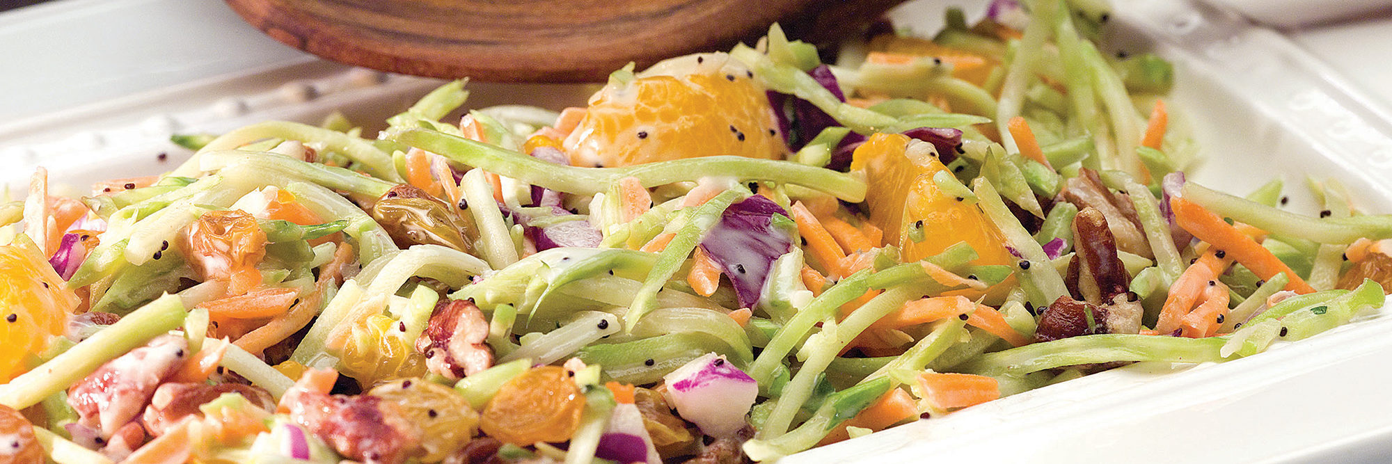 Crunchy Rainbow Broccoli Slaw Recipe - Have A Plant