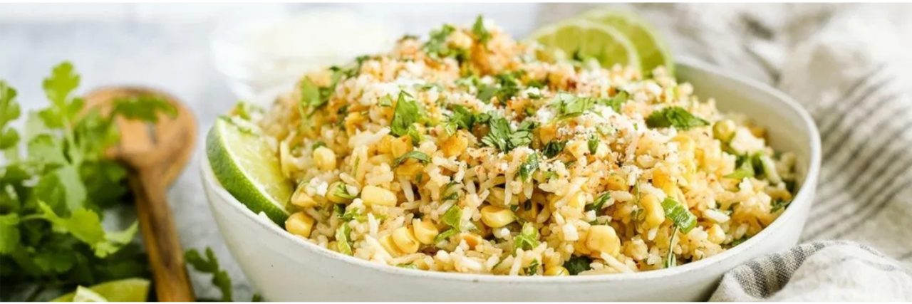 Elotes Inspired Mexican Street Corn & Rice Bowls Recipe - Have A Plant