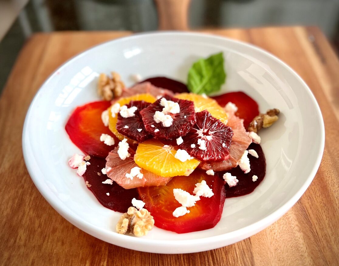 Roasted Beet & Citrus Salad With Goat Cheese Recipe - Have A Plant