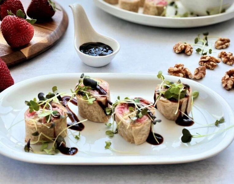 Strawberry Walnut Pinwheel Snacks Recipe - Have A Plant